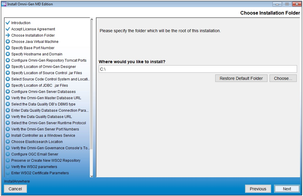 Installing the Omni-Gen Server and the Omni Governance Console